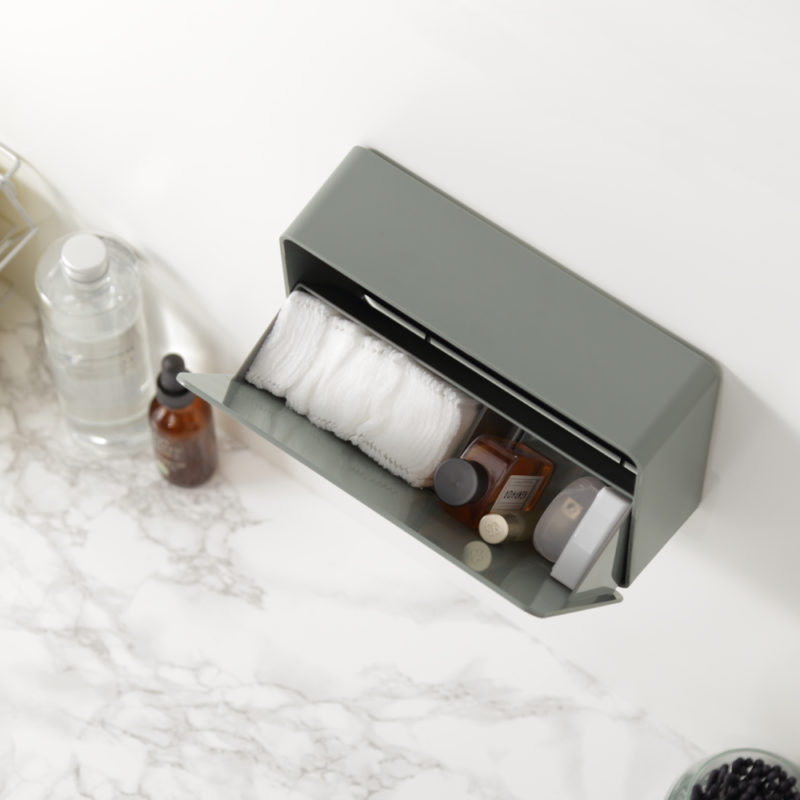 日本 ideaco ABS壁掛式小物分隔收納盒(加大型)-4色 | homeshops 小宅私物