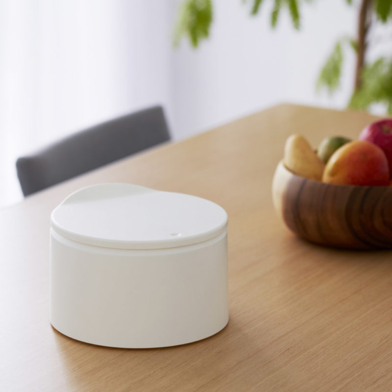 日本 ideaco 圓形桌邊按壓式垃圾桶-2.2L (3色) | homeshops 小宅私物