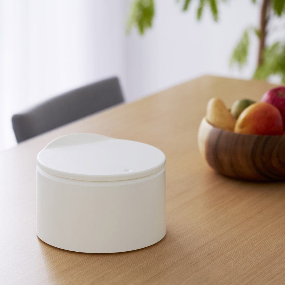 日本 ideaco 圓形桌邊按壓式垃圾桶-2.2L (3色) | homeshops 小宅私物